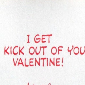 Vintage Peanuts Card SNOOPY & WOODSTOCK Play SOCCER Hearts on Ball I ...