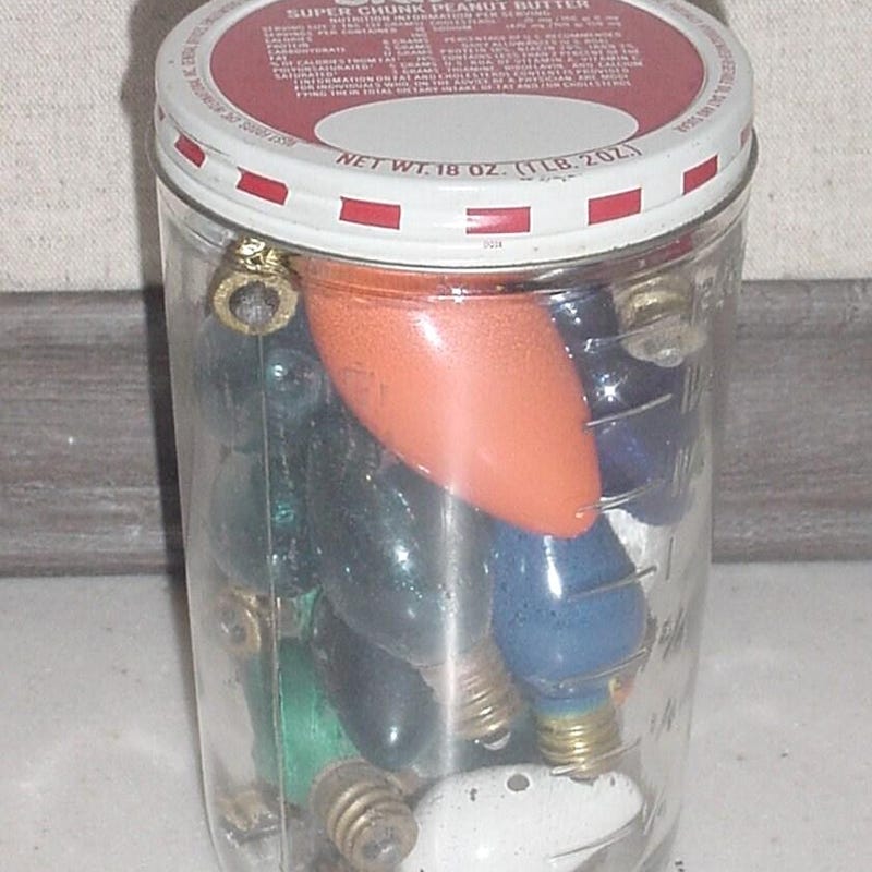 Vintage Light Bulb Jar - Etsy