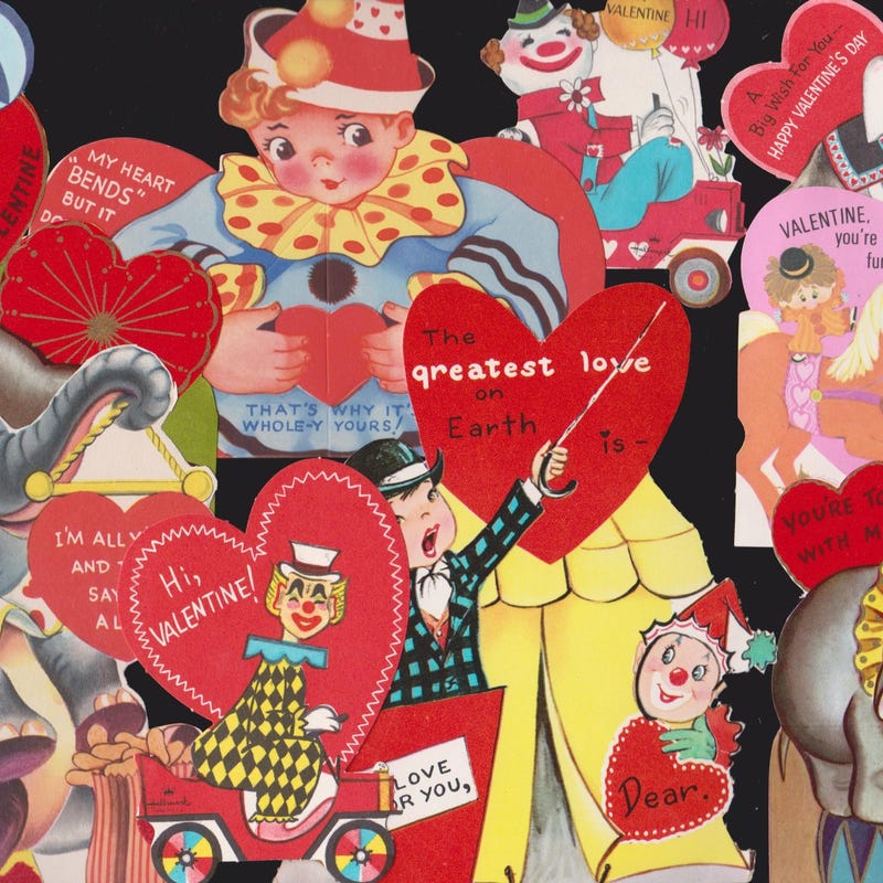 Circus Valentine Lot - Etsy