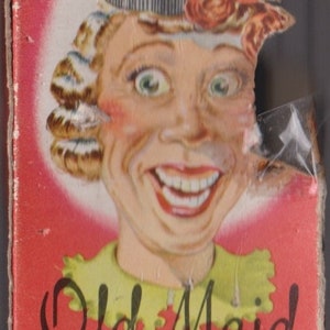 Vintage OLD MAID Card GAME Complete Wacky Witch,penguin Look Gusto ...
