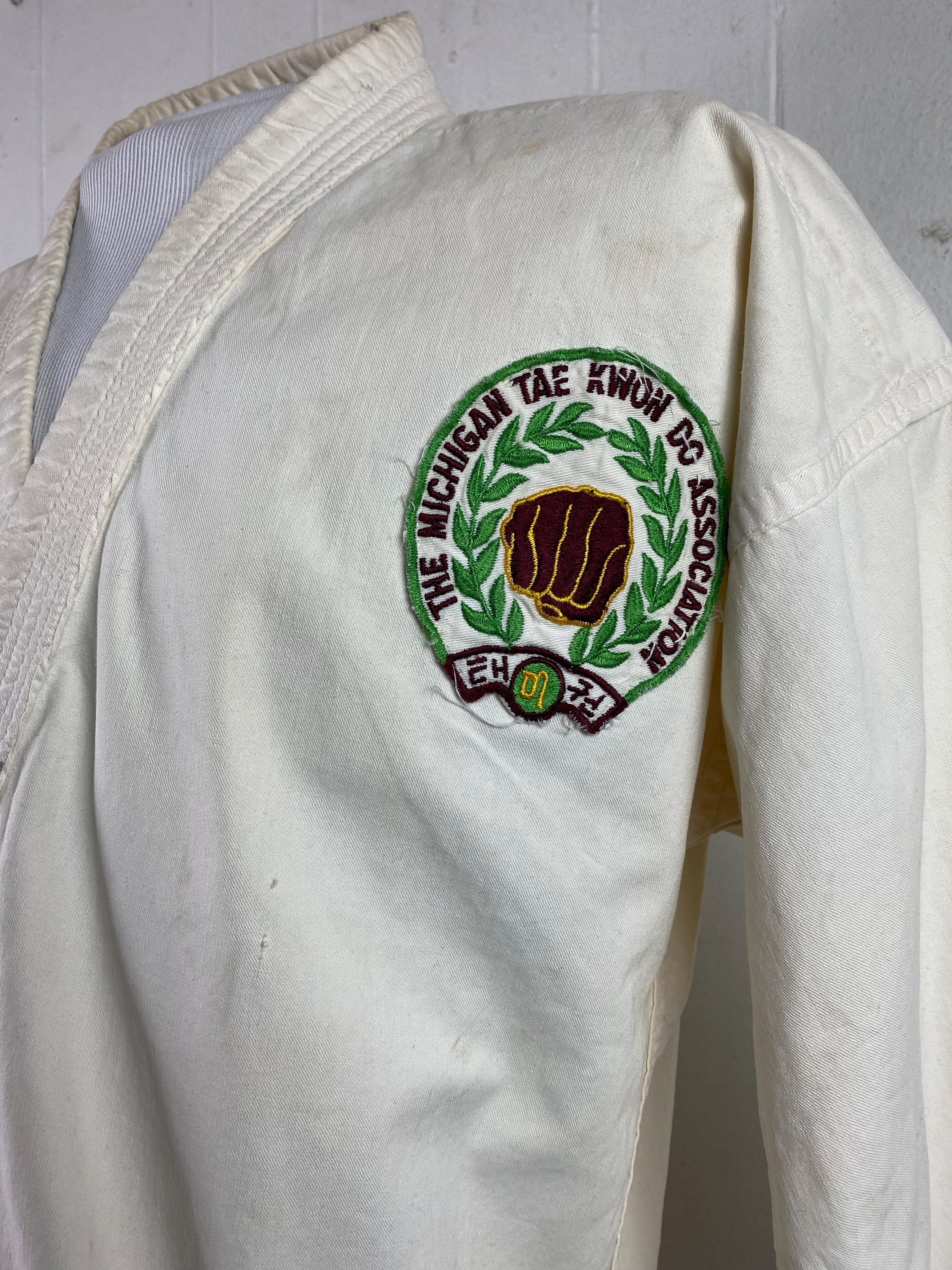 Vintage Jacket Karate Jacket Tae Kwon Do Jacket Cotton - Etsy