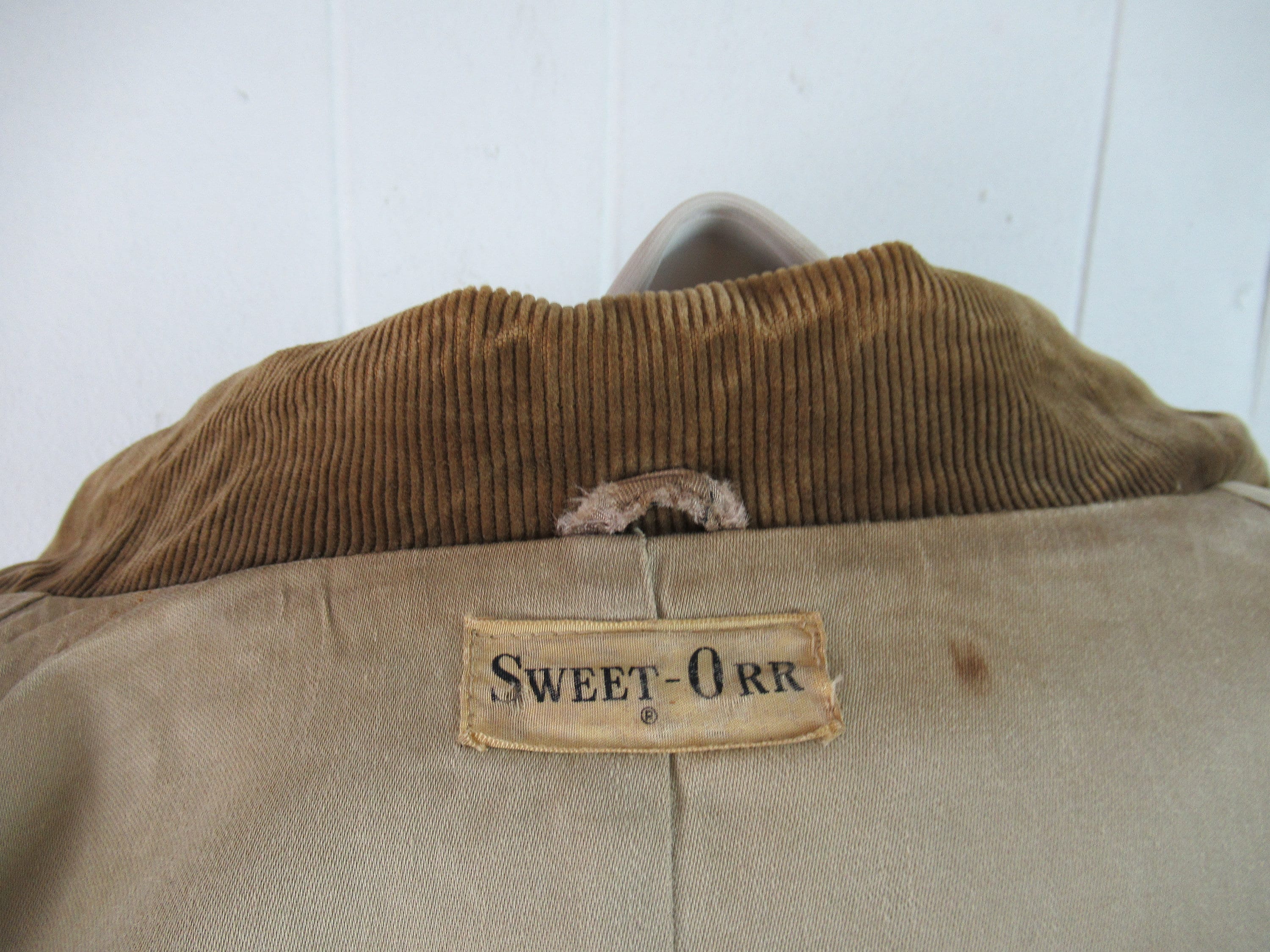 Vintage Jacket, Sweet Orr Jacket, 1950s Jacket, Corduroy Vintage Jacket, Sweet Orr Jacket, 1950s Jacket, Corduroy