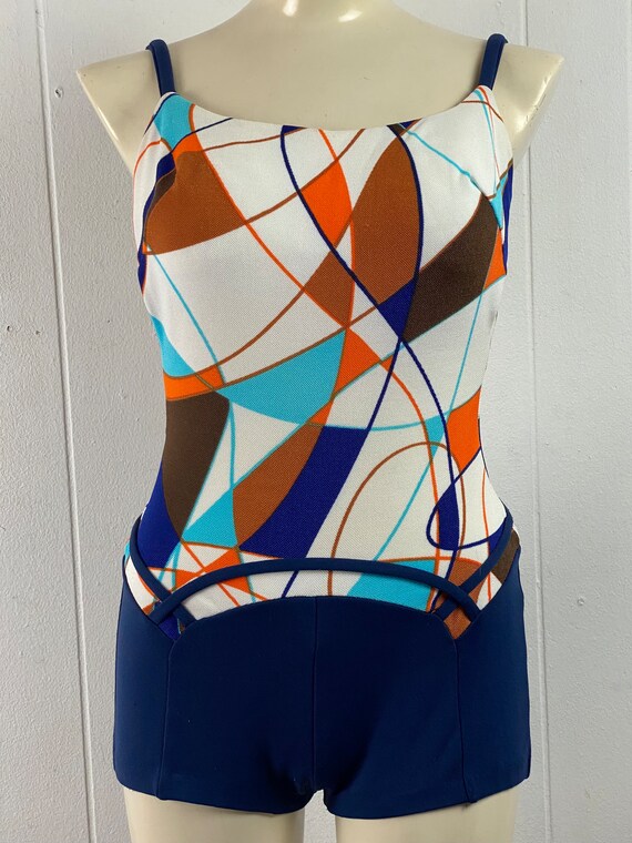 Vintage swimsuit, vintage bathing suit, 1960s bathing… - Gem