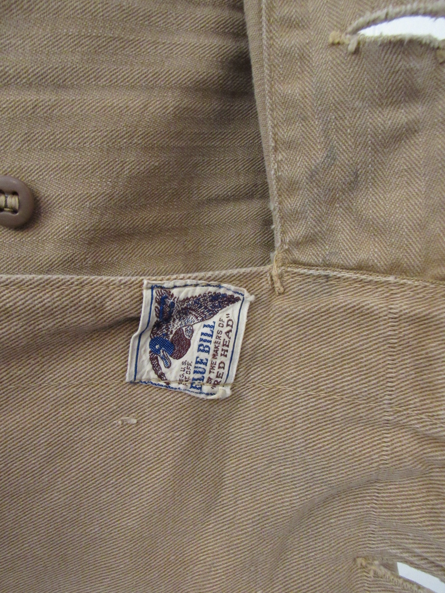 Vintage Jacket, 1940s Jacket, Hunting Jacket, HBT Cotton Jacket, Blue ...