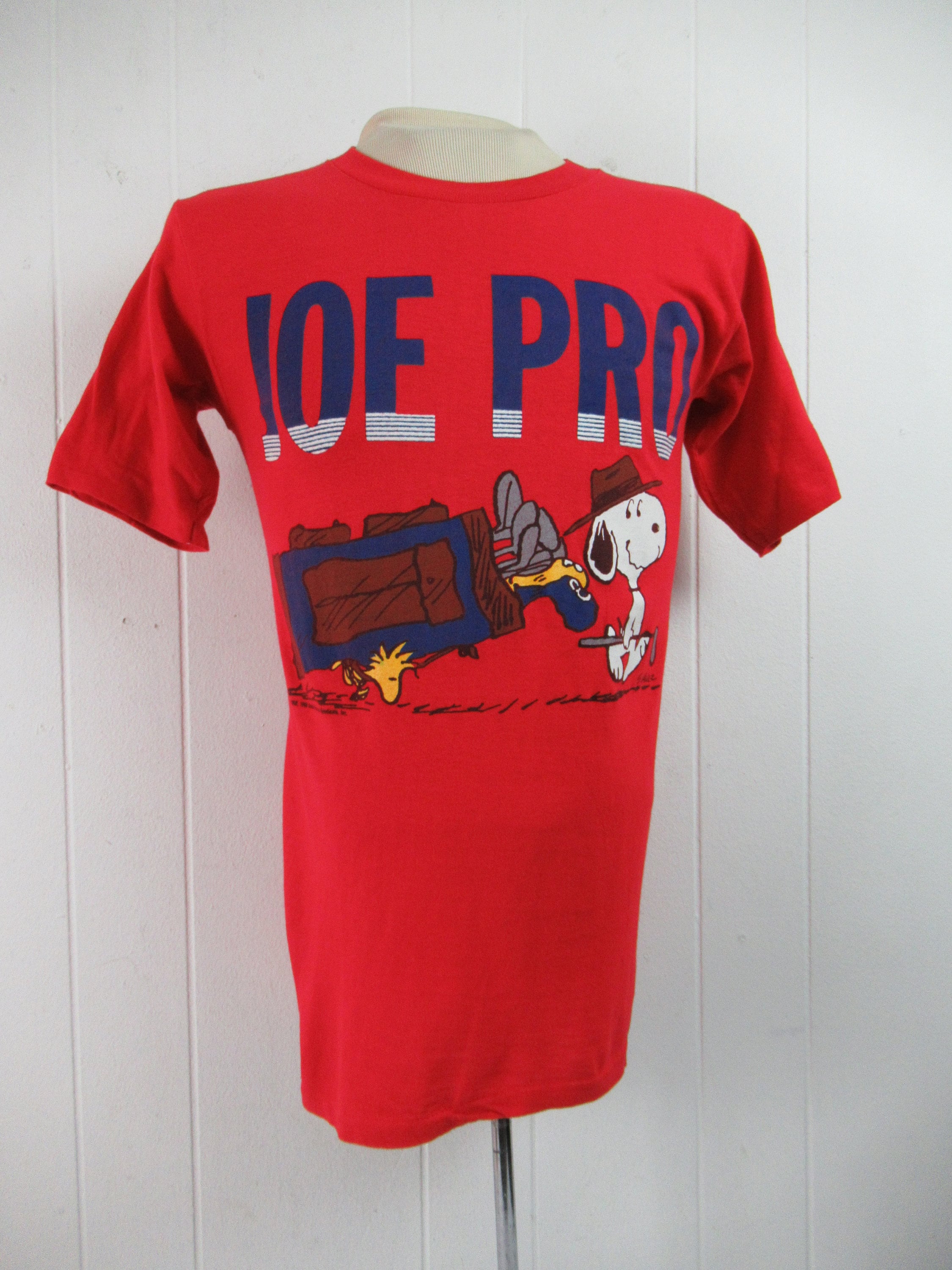 Vintage T Shirt Snoopy T Shirt Joe Pro Peanuts T Shirt - Etsy