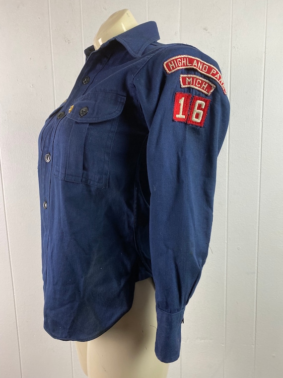 Vintage shirt, 1950s Boy Scout shirt, Cub Scouts shir… - Gem