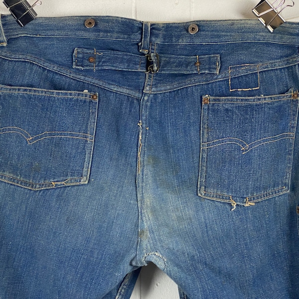 Vintage Buckle Back Pants - Etsy