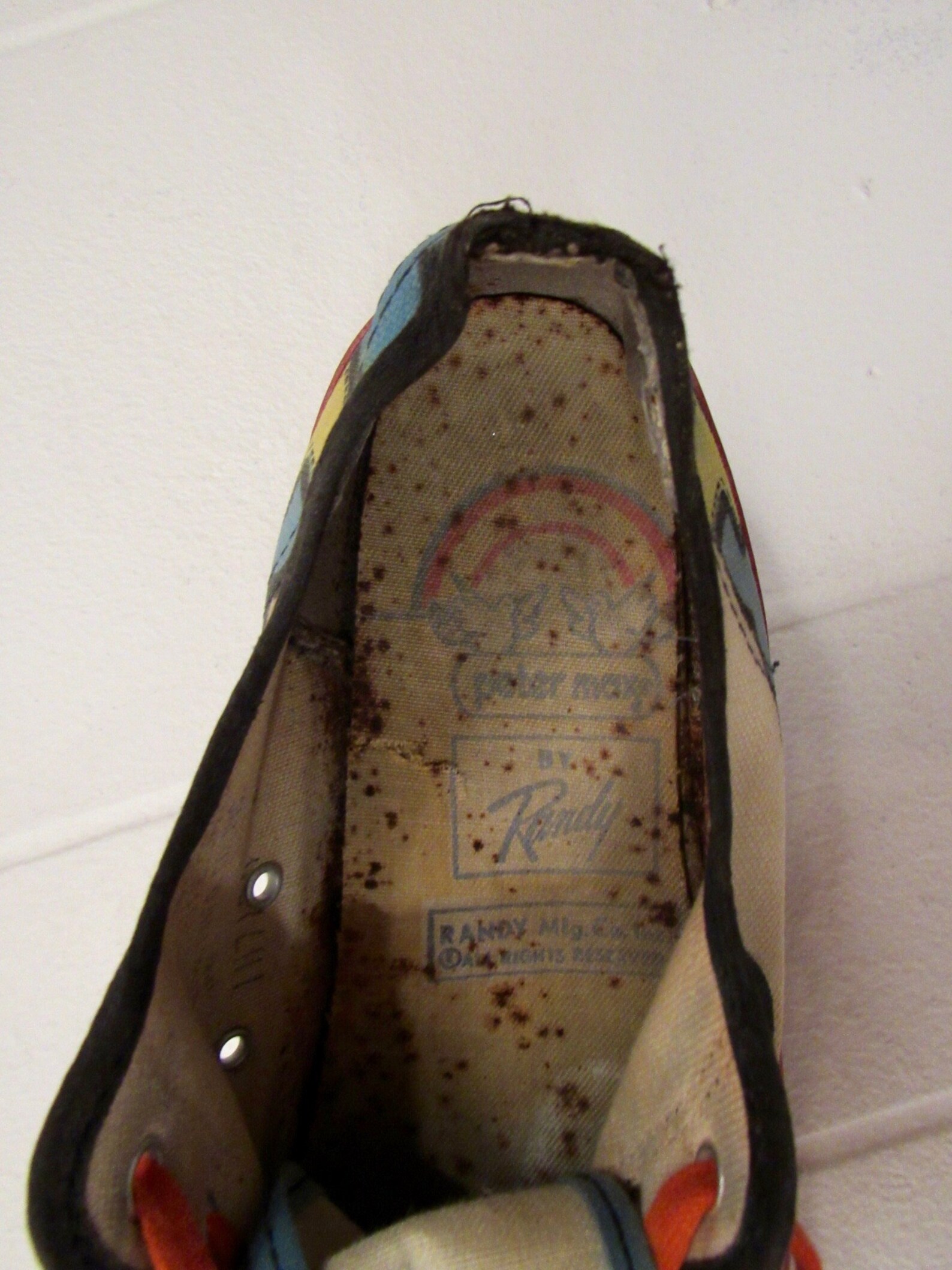 Peter Max Shoes, 1960s Shoes, Vintage Canvas Shoes, Pop Art Shoes ...