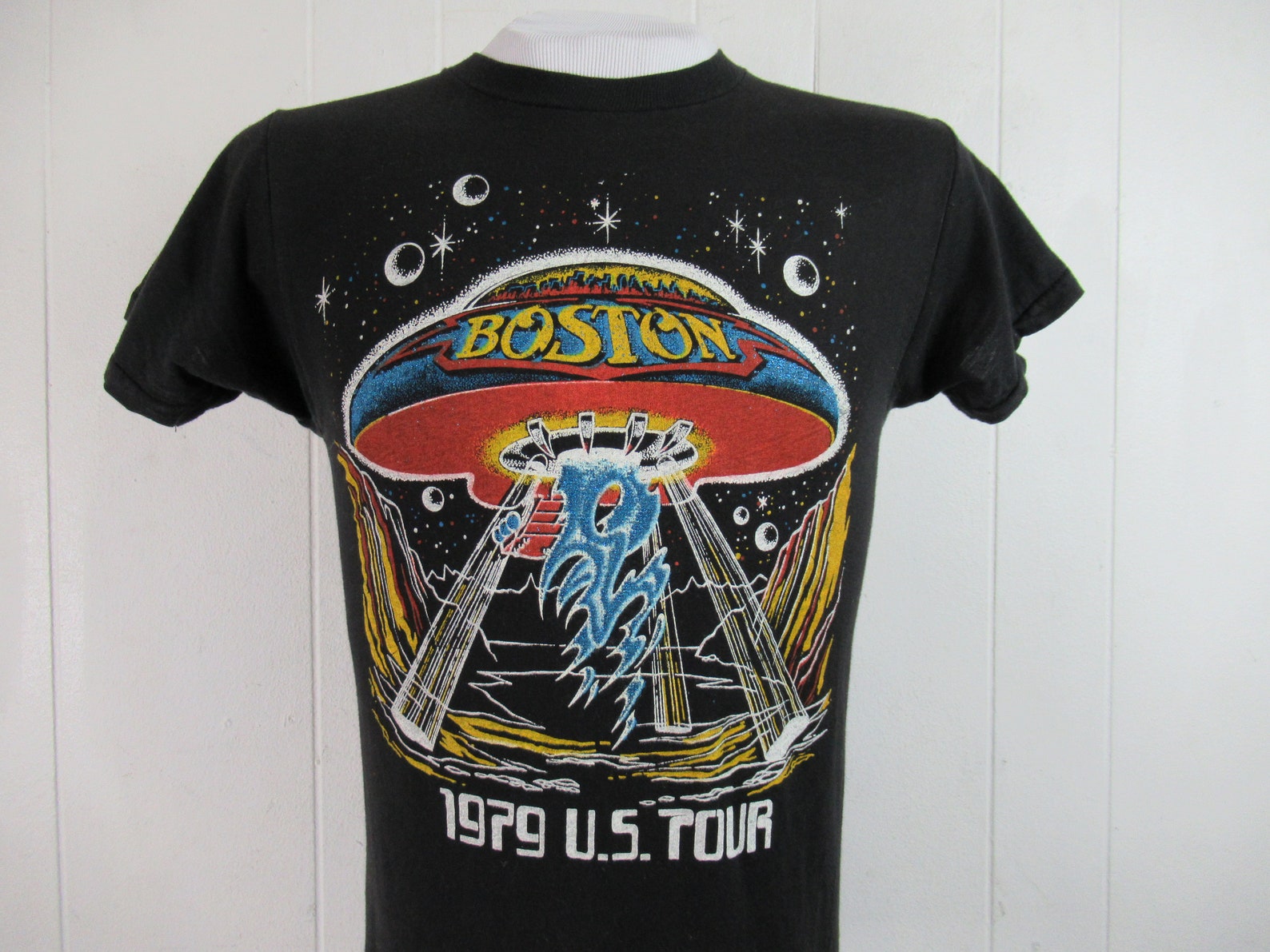 Vintage T Shirt, 1970s T Shirt, Boston T Shirt, Concert Tour T Shirt ...