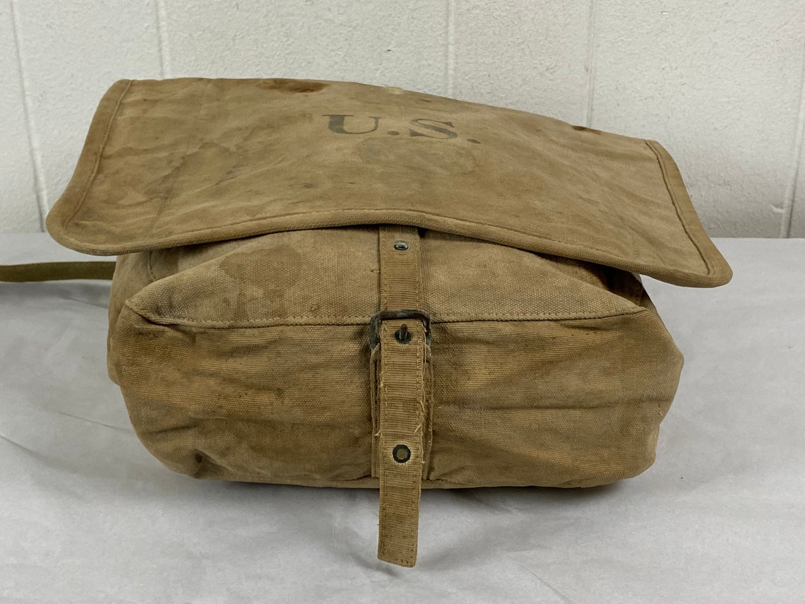 Vintage Bag, 1890s Bag, Shoulder Bag, Messenger Bag, U.S. Army Bag ...