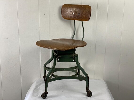 1940s Vintage Industrial Chair Industrial Factory Chairs By Leabank