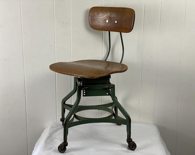 Vintage Chair, 1940s Chair, UHL Chair, Desk Chair, Drafting Chair ...