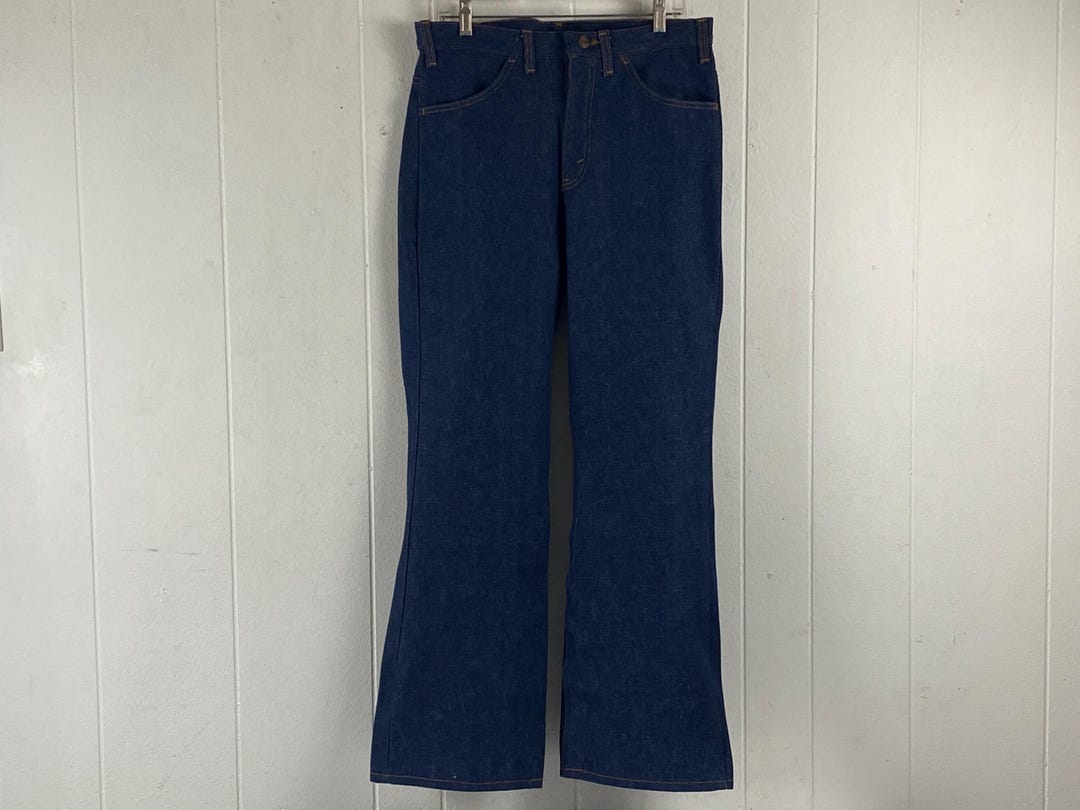 Vintage Denim Pants, 33" X 33", Vintage Jeans, 1970s Wards Pants, Boot ...