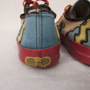 Peter Max Shoes, 1960s Shoes, Vintage Canvas Shoes, Pop Art Shoes ...