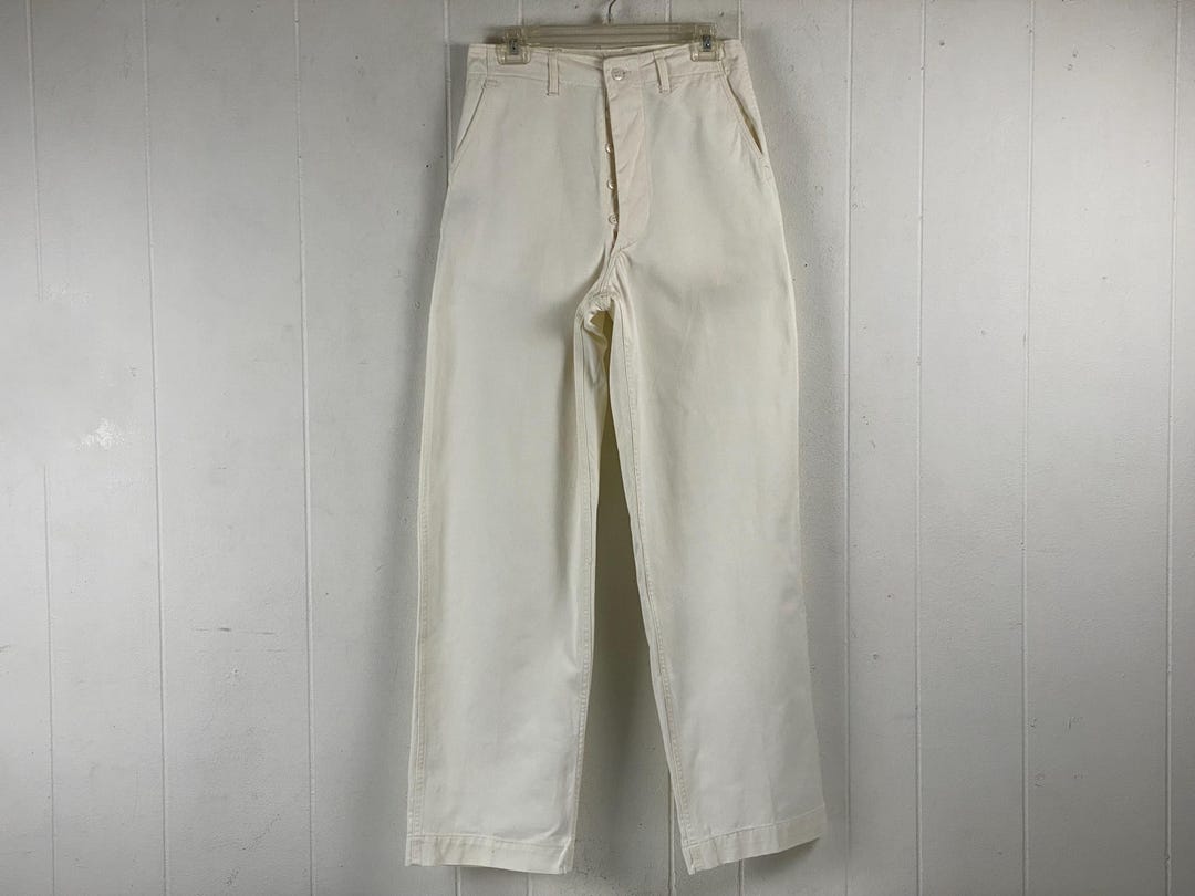 Vintage Pants, 28 X 33, Army Pants, WWII Pants, High Waisted, 1940s ...