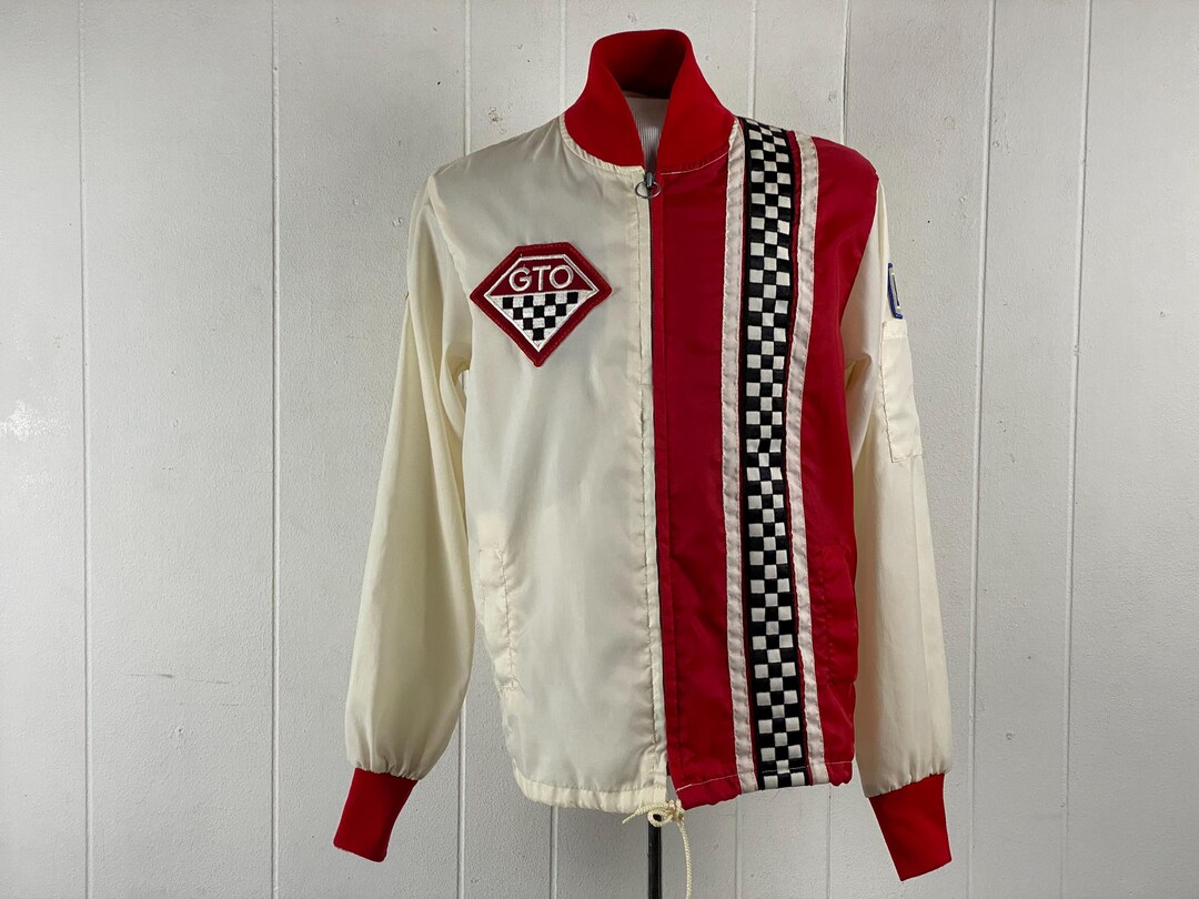 Vintage Jacket, Size Medium, 1960s Jacket, Vintage Racing Jacket ...
