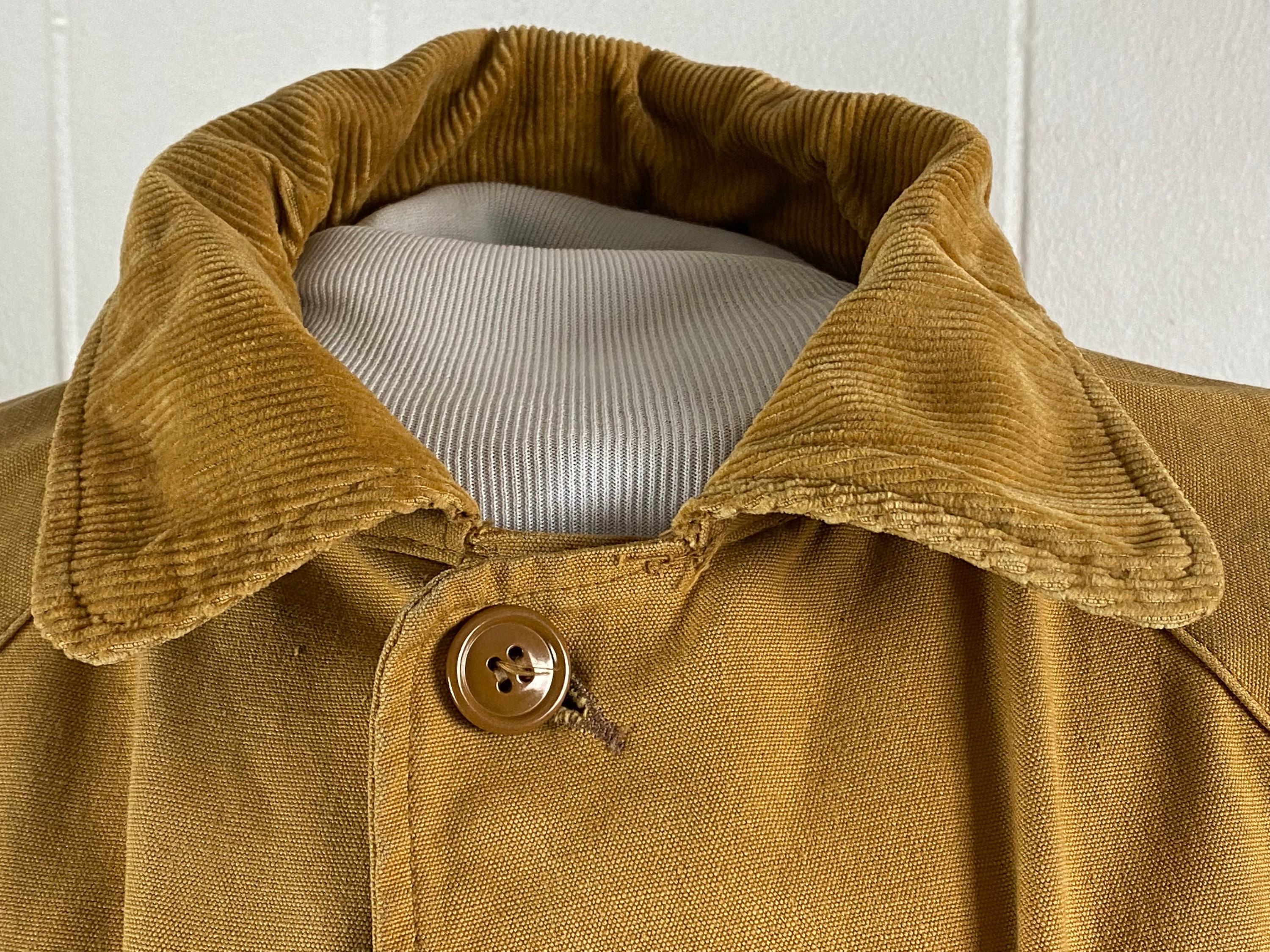 Vintage Jacket, 1950s Jacket, Vintage Hunting Jacket, Brown Duck Jacket ...