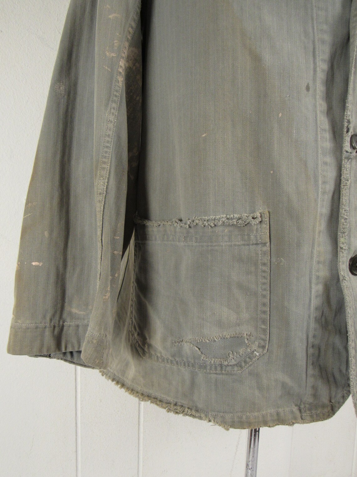 Vintage Jacket, M, Vintage Work Jacket, 1940s Jacket, Hardware Jacket ...