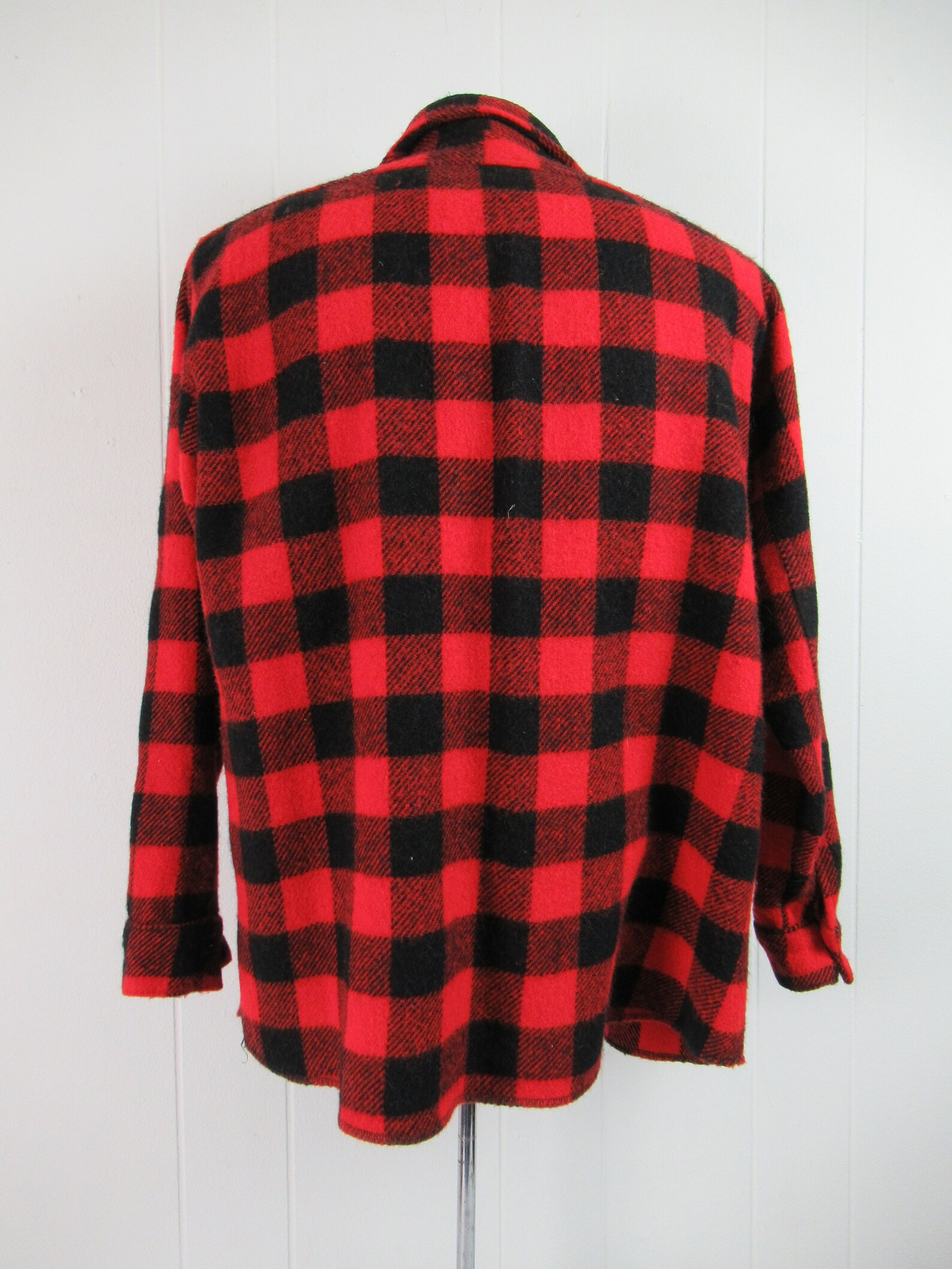 Chemise vintage, chemise des années 1960, chemise à carreaux buffalo ...