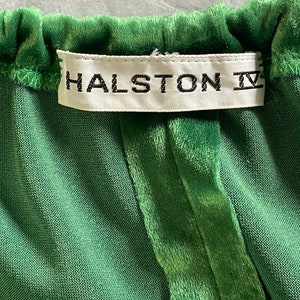 Vintage Dress, Halston Dress, Halston IV Dress, Velvet Dress, 1980s ...