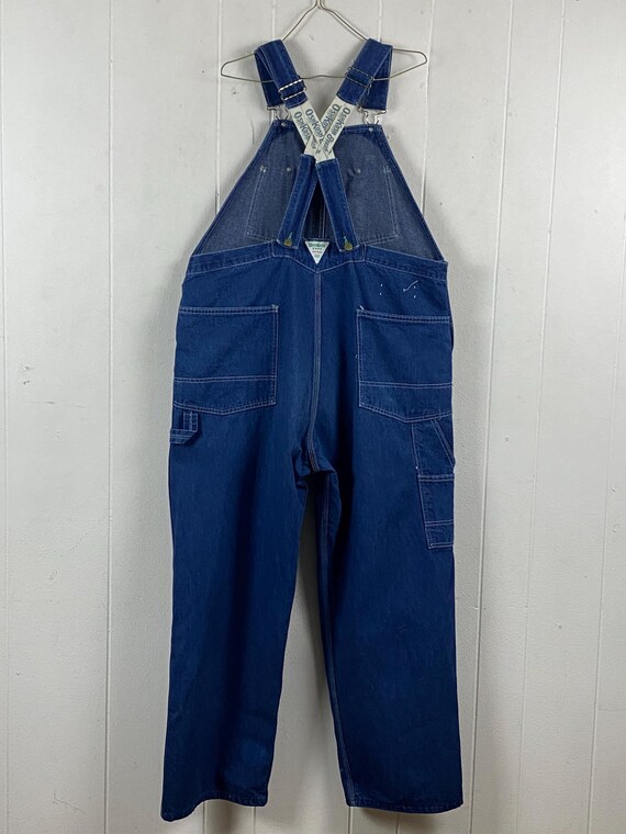 Vintage overalls, 41 X 31, denim overalls, 1960s over… - Gem