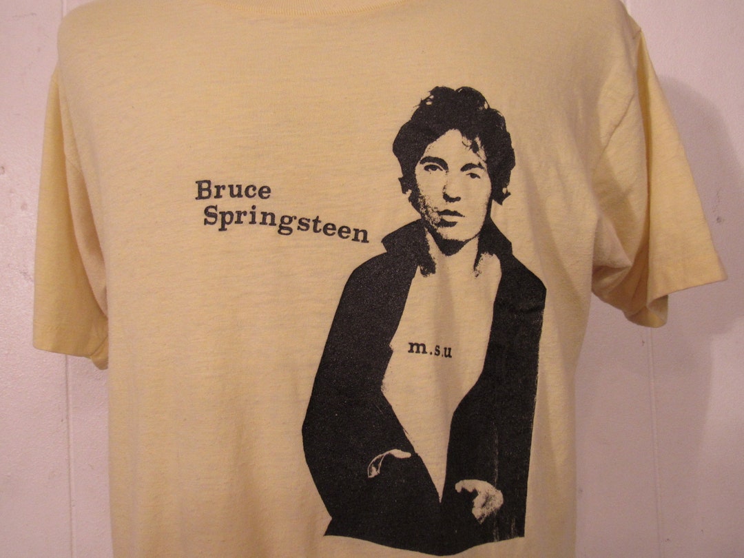 Vintage T-shirt, Bruce Springsteen T Shirt, Concert T Shirt, M.S.U. T ...