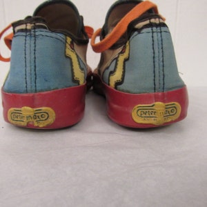 Peter Max Shoes, 1960s Shoes, Vintage Canvas Shoes, Pop Art Shoes ...