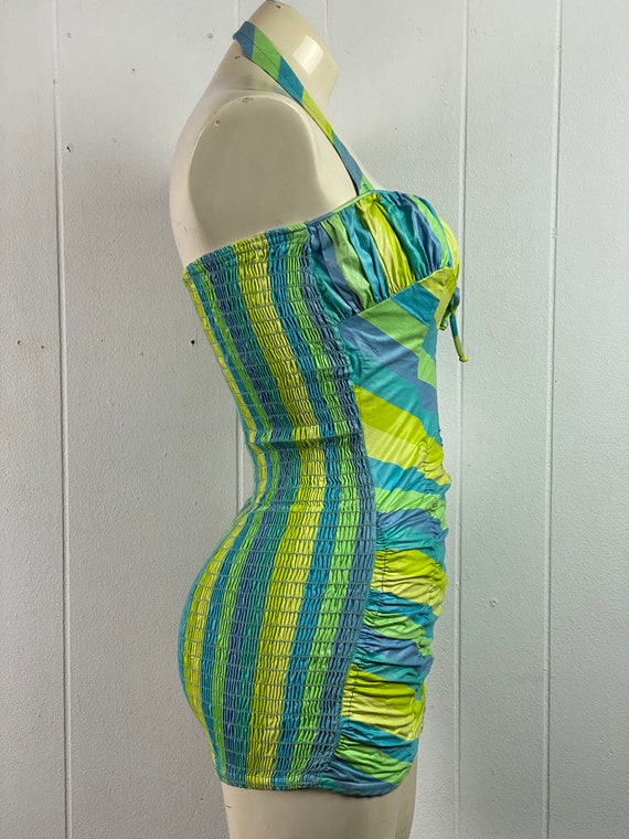 Vintage swimsuit, 1950s bathing suit, pin up swimwear… - Gem