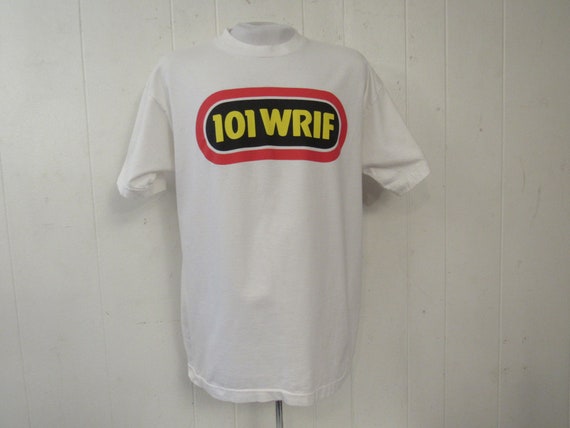 Vintage T-shirt WRIF Radio T Shirt Rock T Shirt Detroit T - Etsy