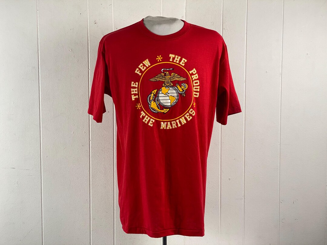 U.S.M.C. T Shirt, Size Large, Marines Shirt, 1980s T Shirt, the Few the ...
