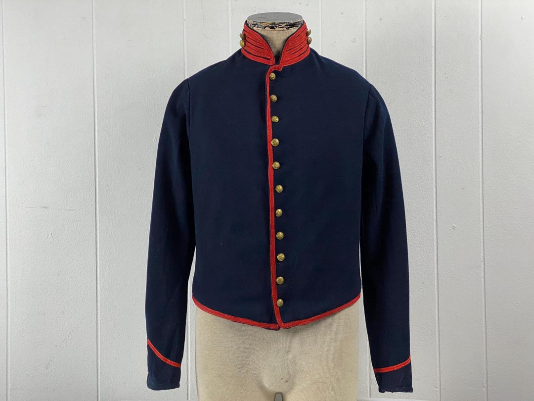 Civil War Artillery Shell Jacket, 1860s Jacket, Military Jacket ...