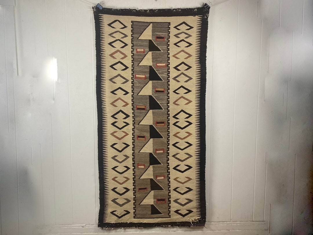 Vintage Navajo Rug, Indian Rug, 1910s Navajo Rug, Native American Rug ...