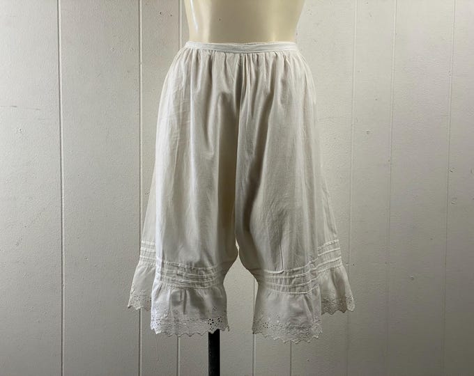 Vintage Underwear, Size Small Medium, 1910s Underwear, Vintage Bloomers ...