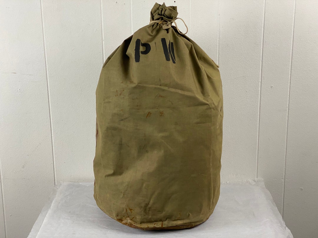 Vintage Bag, Prisoner of War Bag, 1940s Bag, Army Bag, P W Bag, Vintage ...