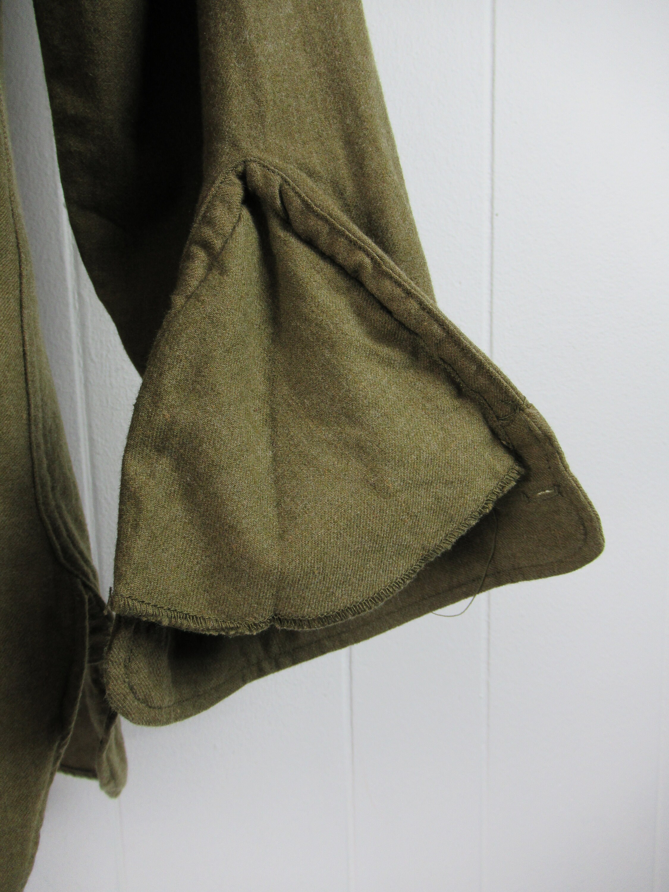 Vintage Shirt, Army Shirt, WWII Shirt, Military Shirt, 1940s Army Shirt ...