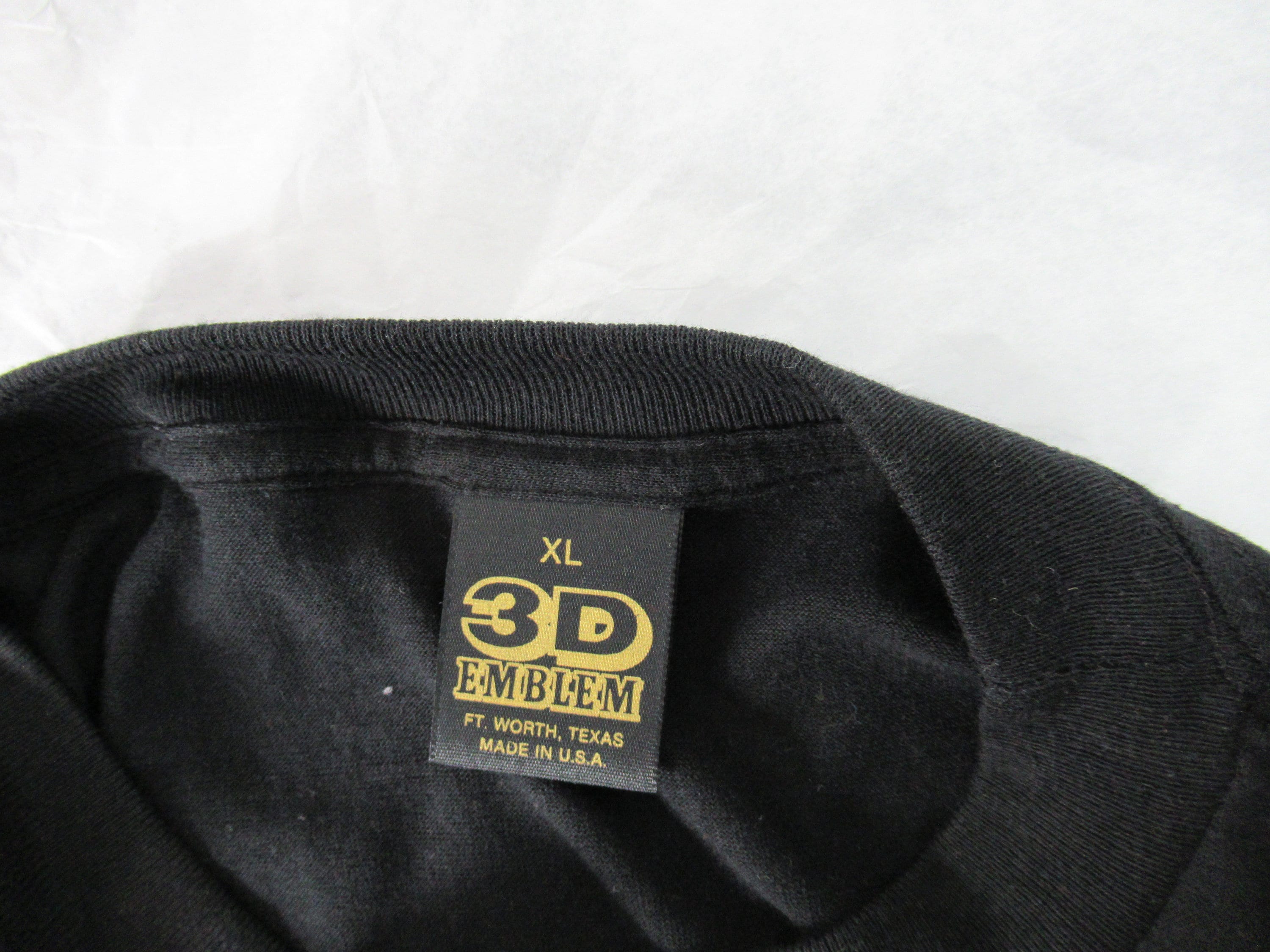 Vintage T Shirt 3D Emblem T Shirt Seals T Shirt 3D Emblem - Etsy