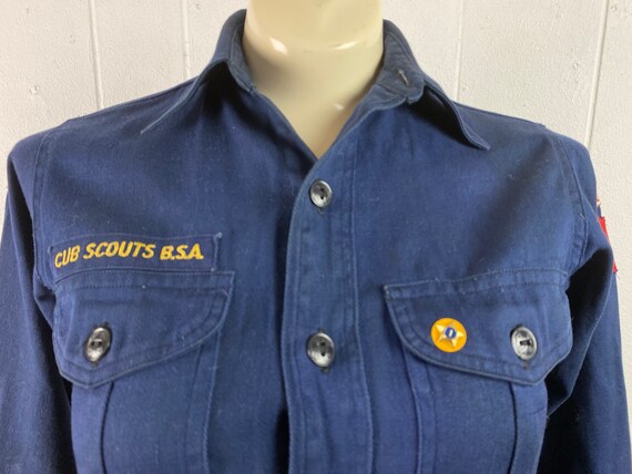 Vintage shirt, 1950s Boy Scout shirt, Cub Scouts shir… - Gem