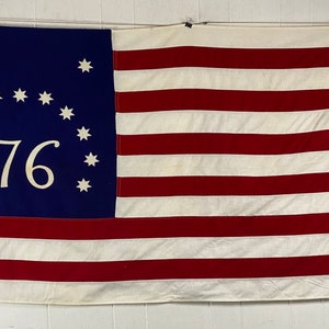 Vintage Flag, 1976 Flag, American Flag, U.S. Flag, Bi-centennial Flag ...
