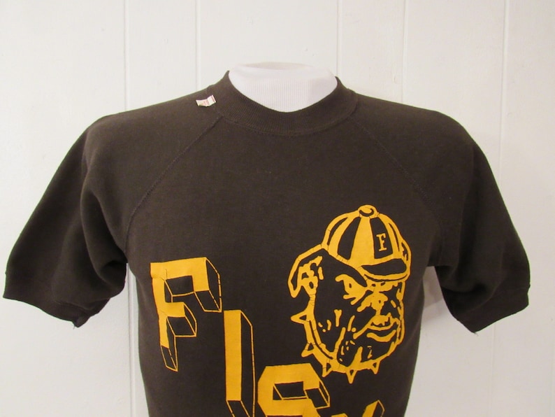 Vintage Sweatshirt Fisk Bulldogs T Shirt University - Etsy