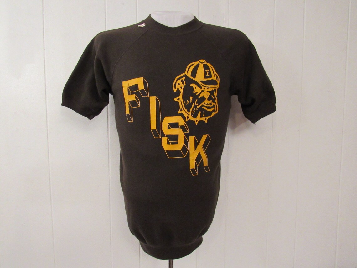 Vintage Sweatshirt Fisk Bulldogs T Shirt University | Etsy
