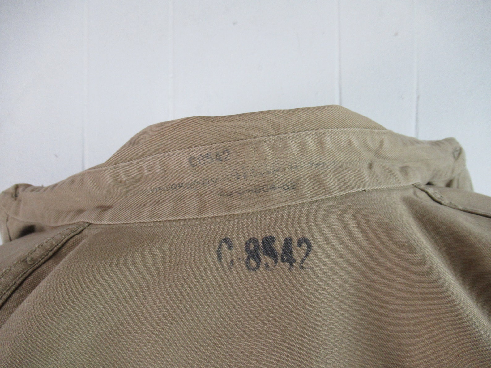 Vintage Shirt, 1940s Shirt, Military Shirt, Army Shirt, Khaki Shirt, US ...