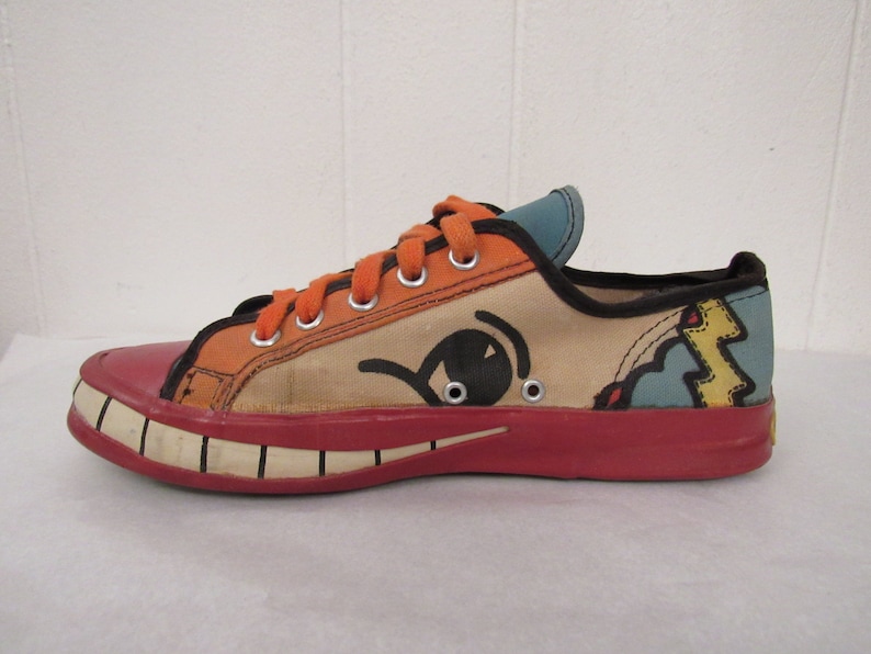 Peter Max Shoes, 1960s Shoes, Vintage Canvas Shoes, Pop Art Shoes ...