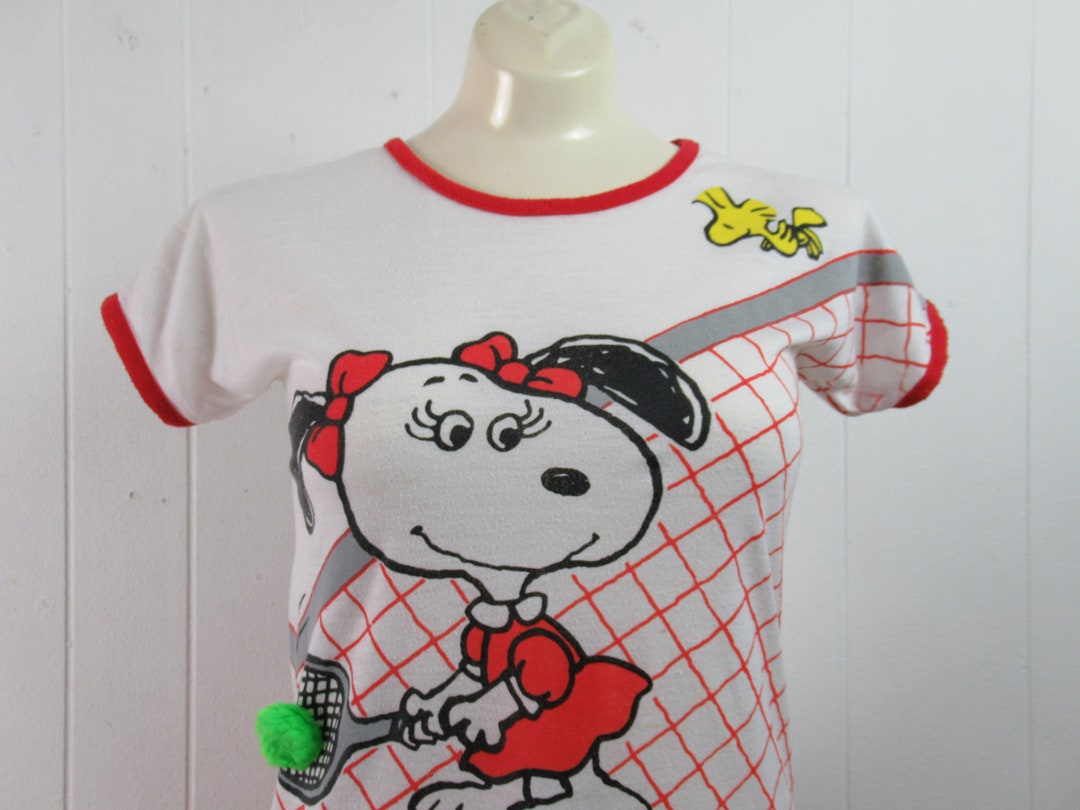 Vintage Snoopy Dress, 1970s Dress, Snoopyand Belle Dress, Schultz Dress ...