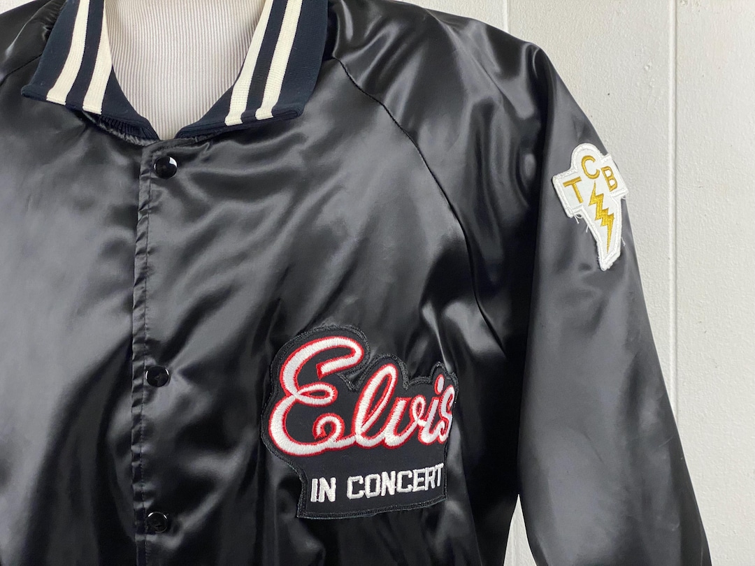 Vintage Elvis Jacket, Size XXXL, 1970s Jacket, Elvis in Concert Jacket ...