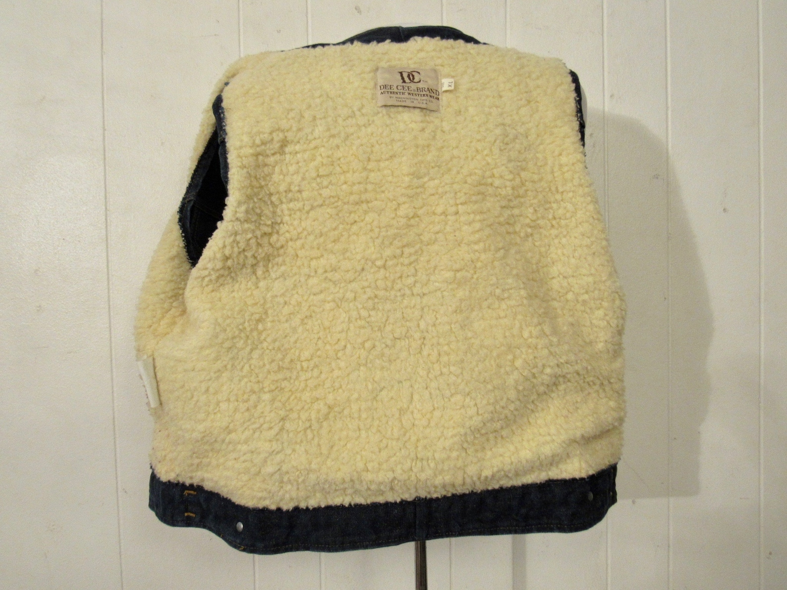 Vintage Denim Vest Vintage Vest Cowboy Western Vest Denim | Etsy