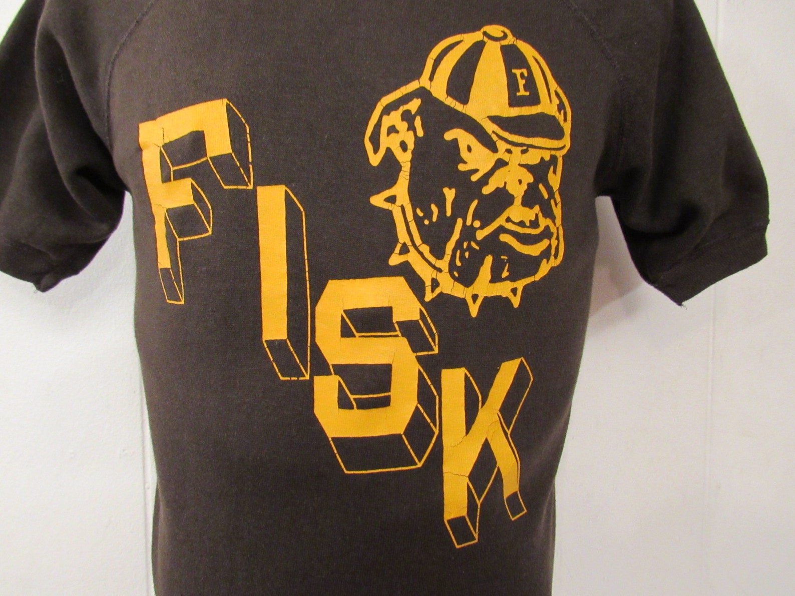 Vintage Sweatshirt Fisk Bulldogs T Shirt University | Etsy