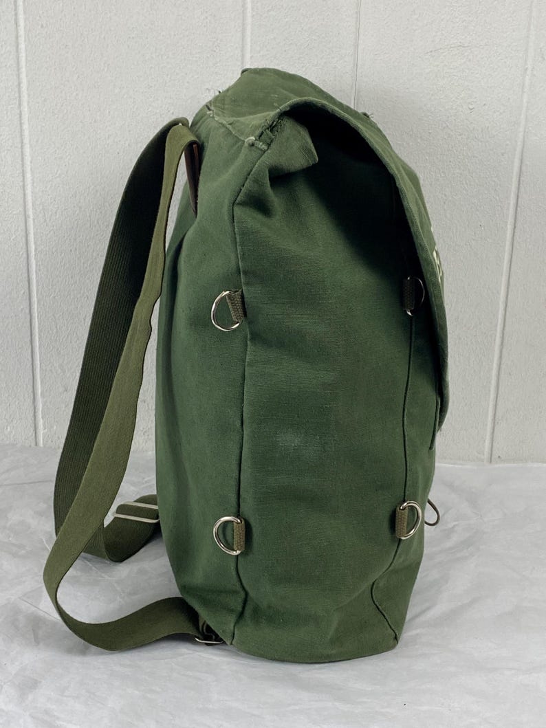 Vintage Backpack, 1960s Backpack, Canvas Bag, Camping Bag, Kumfort ...