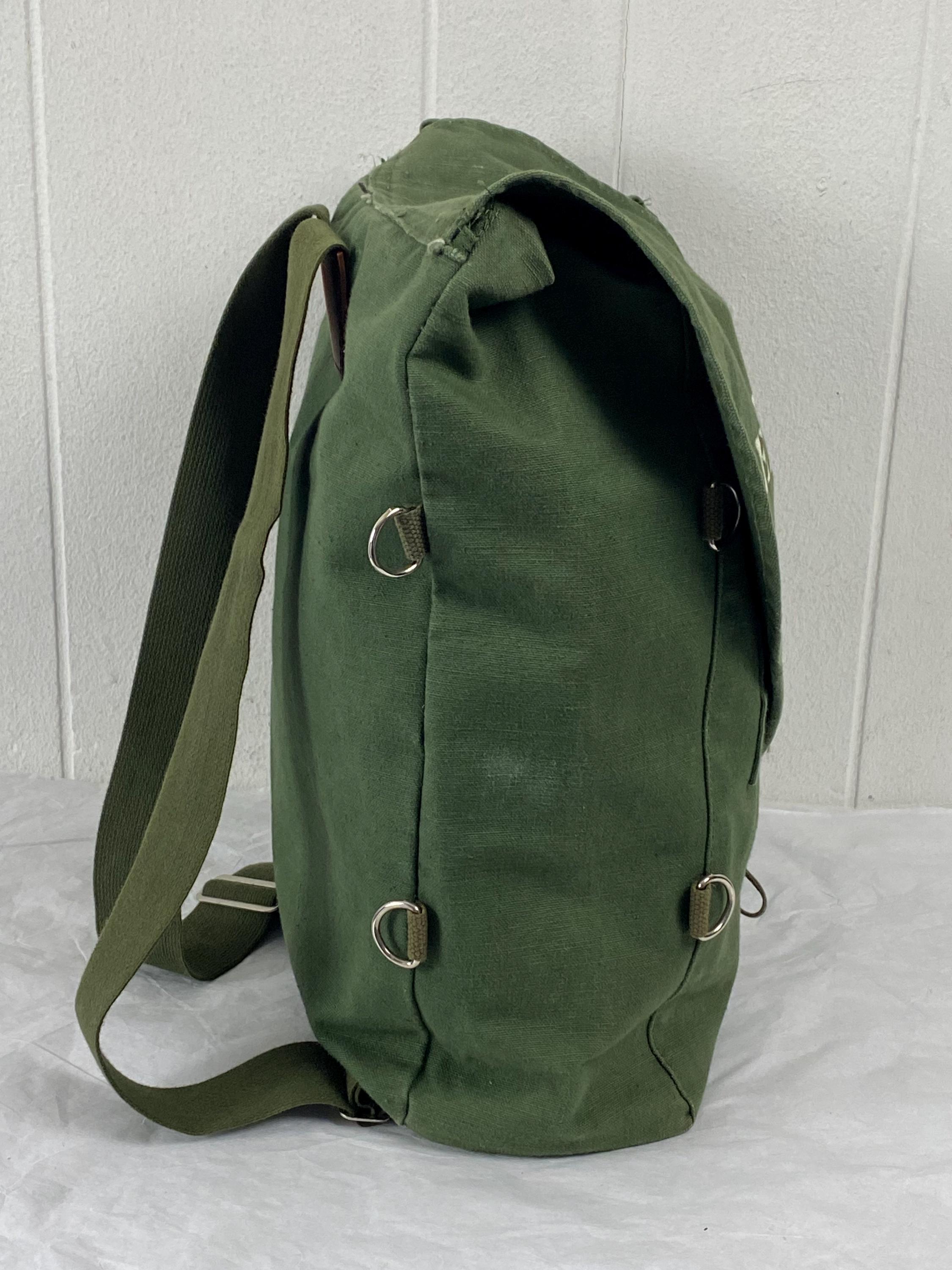 Vintage Backpack, 1960s Backpack, Canvas Bag, Camping Bag, Kumfort ...