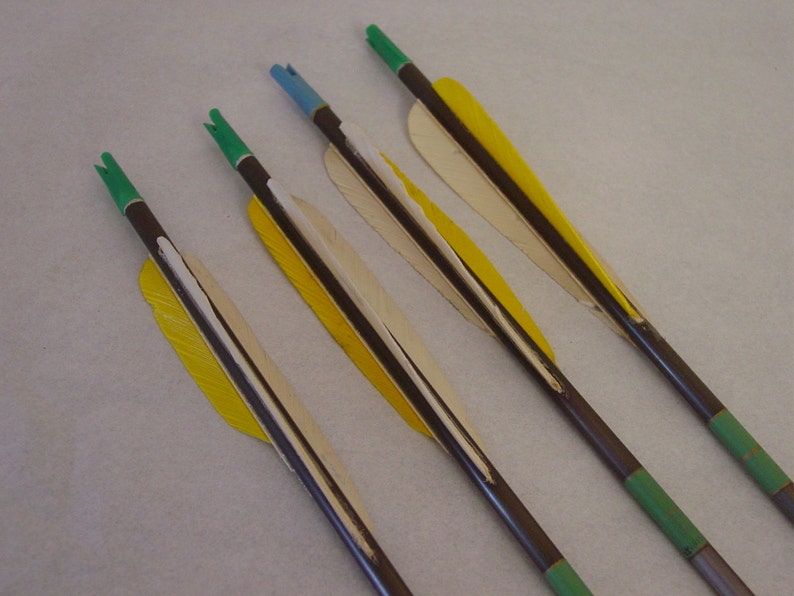 Vintage Arrows Archery Home Decor Bow and Arrow Set of 4 - Etsy
