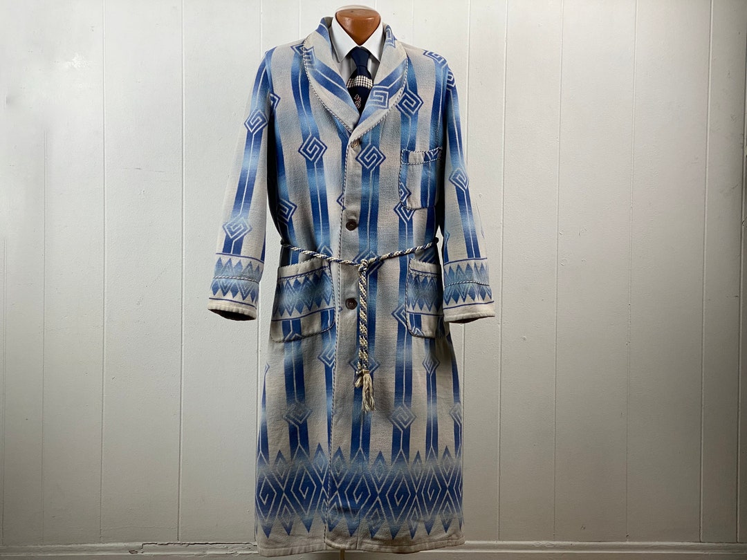 Vintage Robe Size Large 1920s Robe Beacon Robe Blanket - Etsy